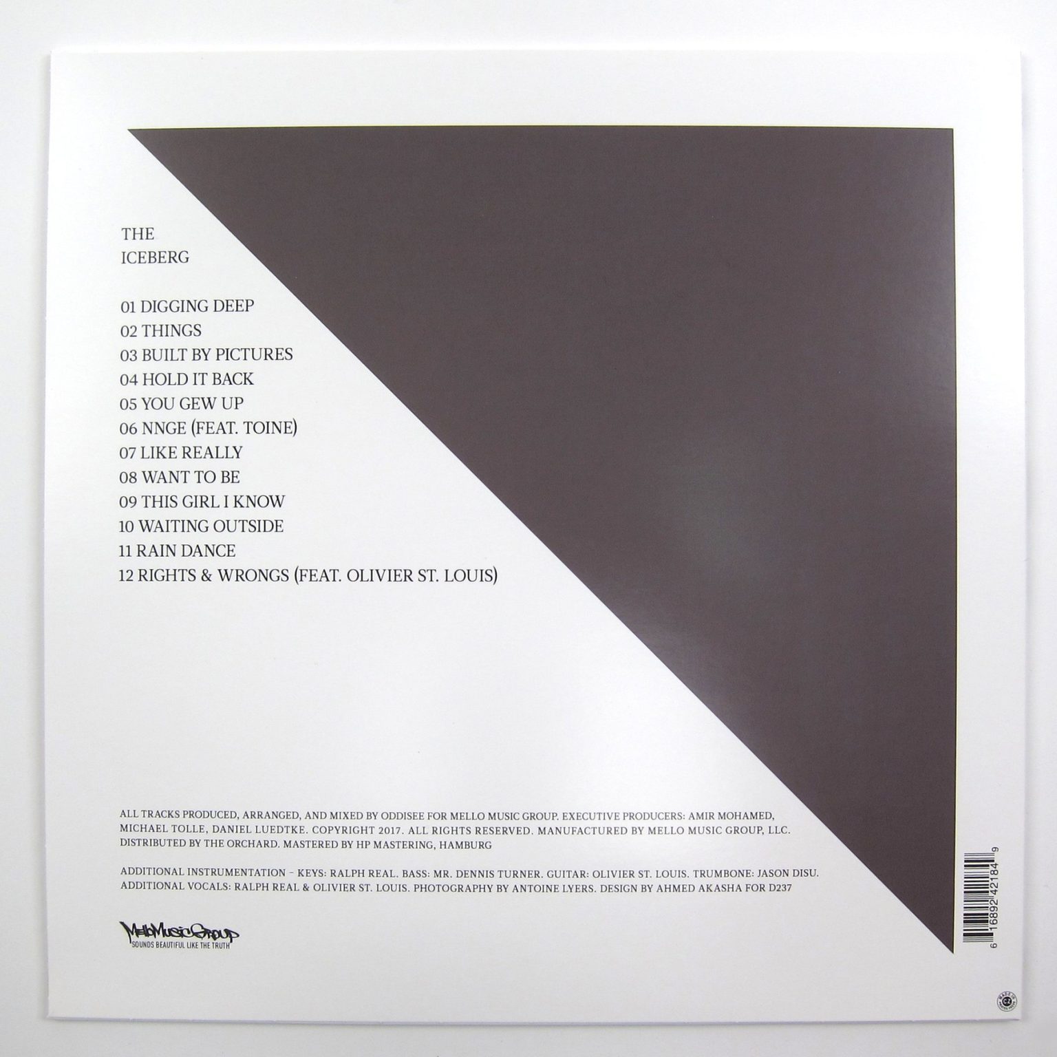 Oddisee – The Iceberg CD - Goonsgear.com