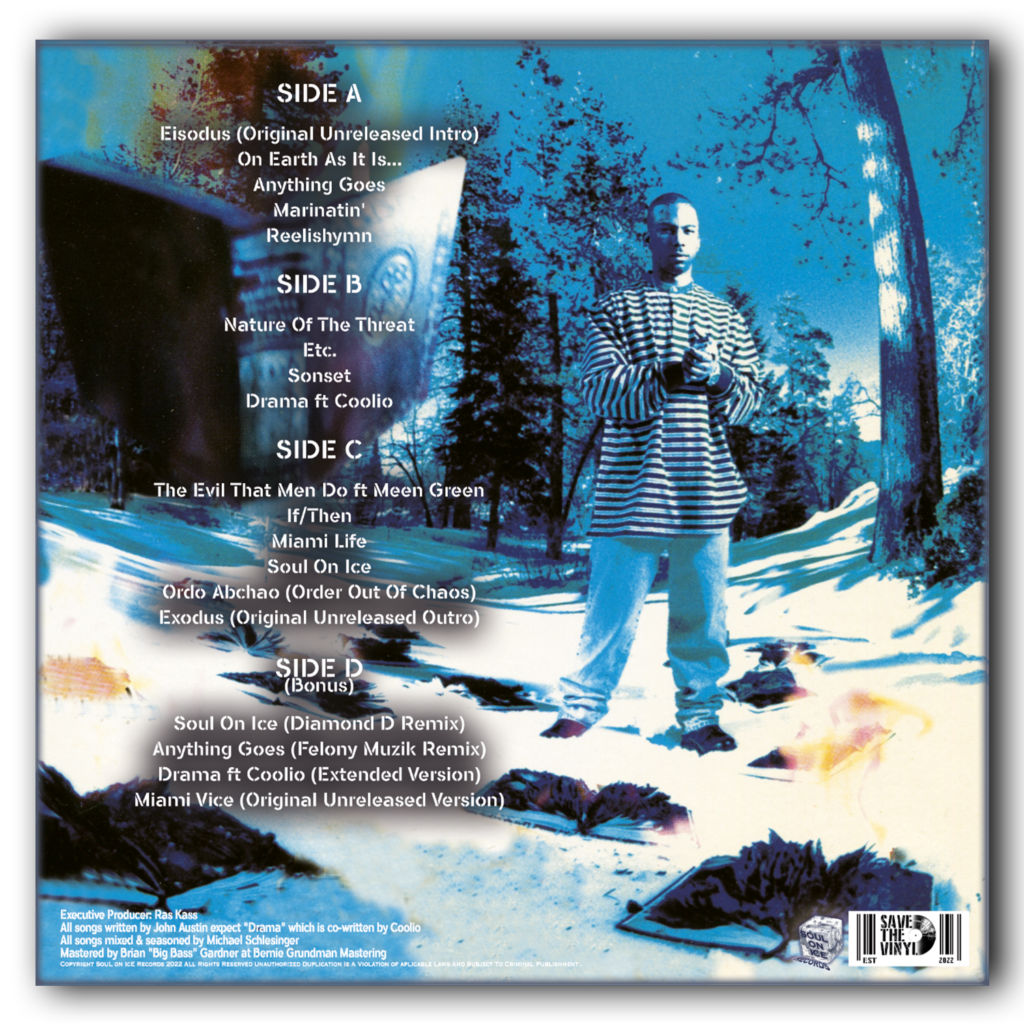 Ras Kass - Soul On Ice 22 Vinyl - Goonsgear.com