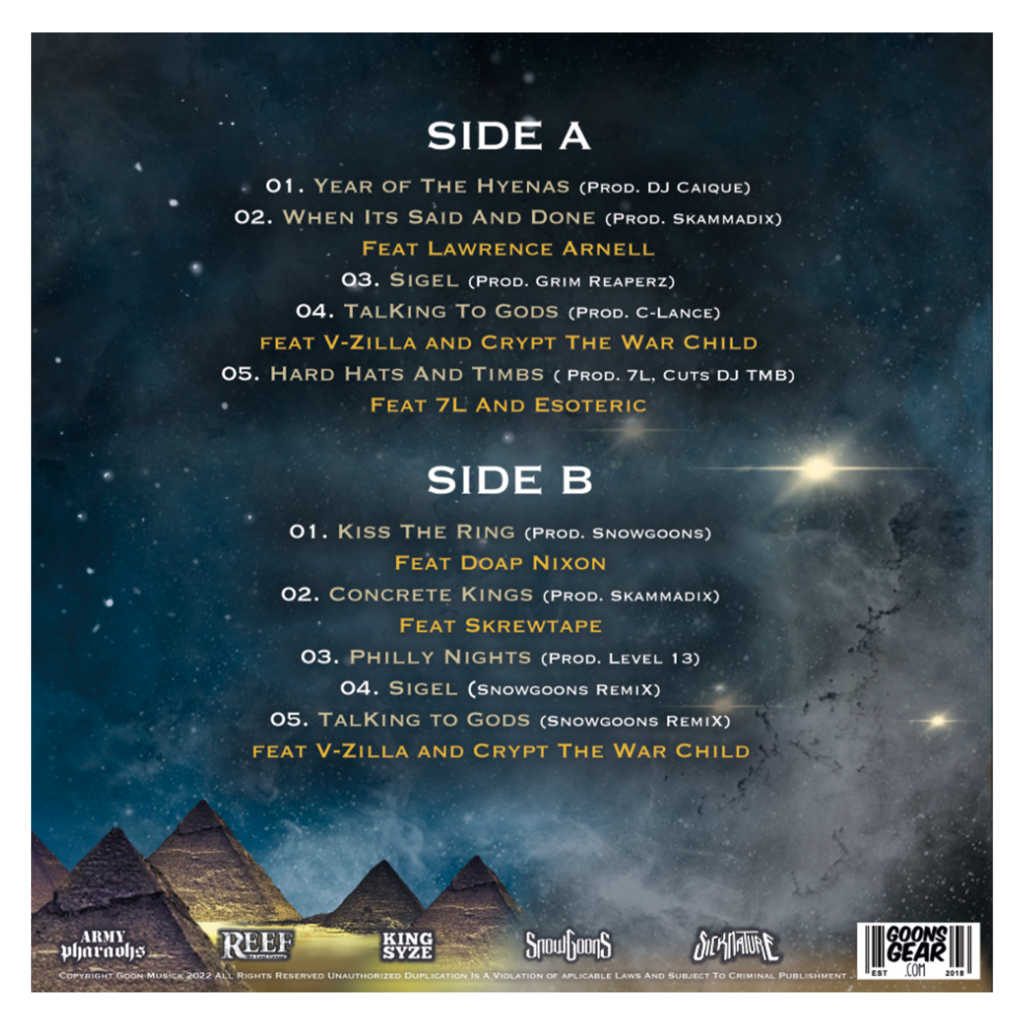 Reef The Lost Cauze & King Syze – Year Of The Hyenas Vinyl - Goonsgear.com