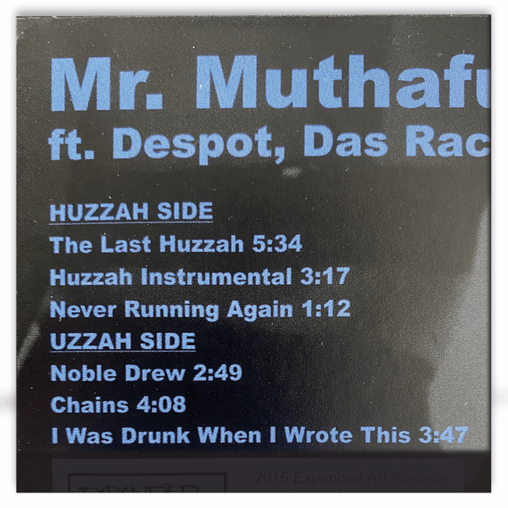 Mr. Muthafuckin' eXquire - The Last Huzzah Vinyl - Goonsgear.com
