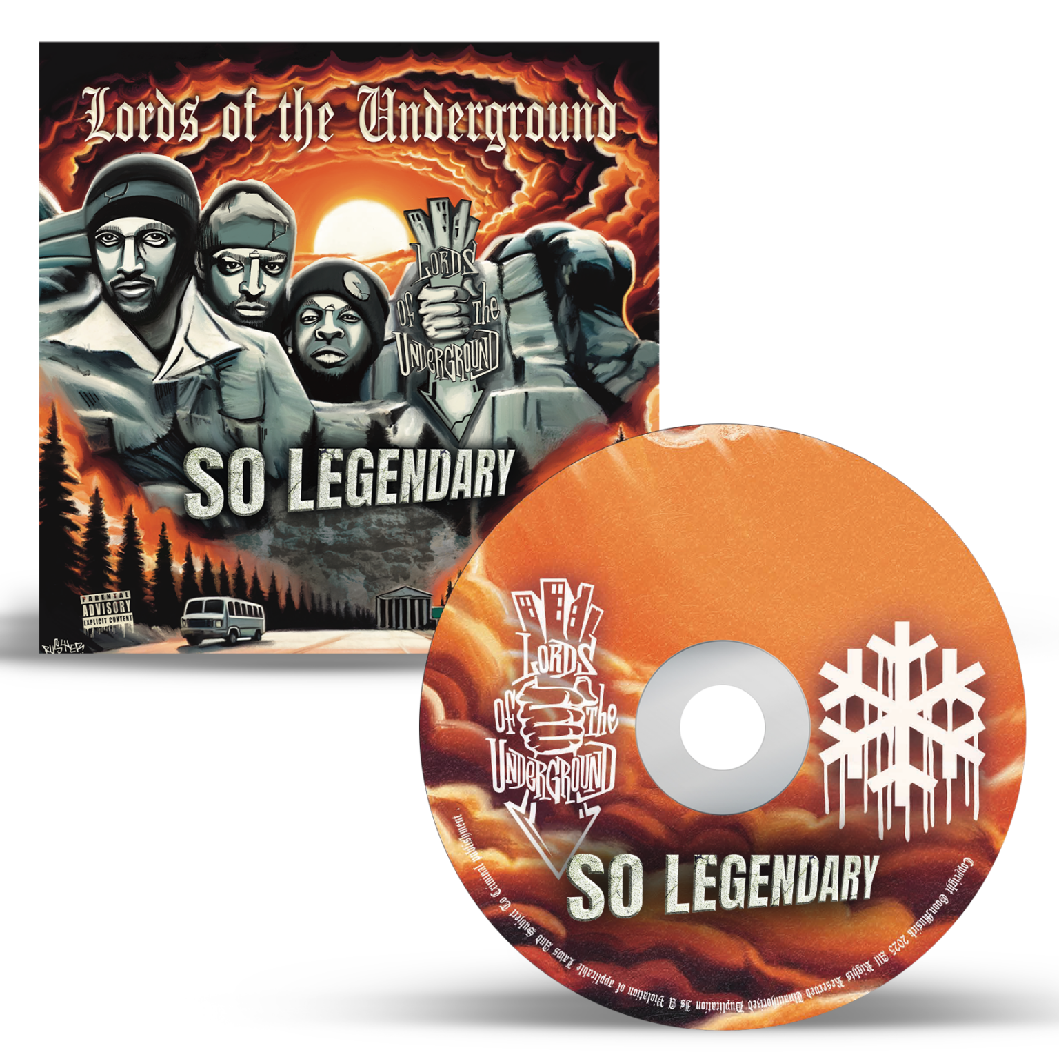 Lords Of The Underground x Snowgoons - So Legendary CD - Goonsgear.com
